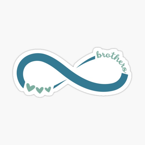 " Family is Forever Brothers" Sticker by PlanBTees | Redbubble