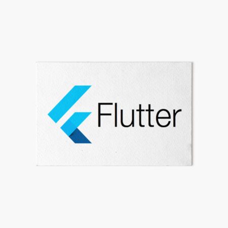 "Google Flutter Logo" Art Board Print by marksman123 | Redbubble