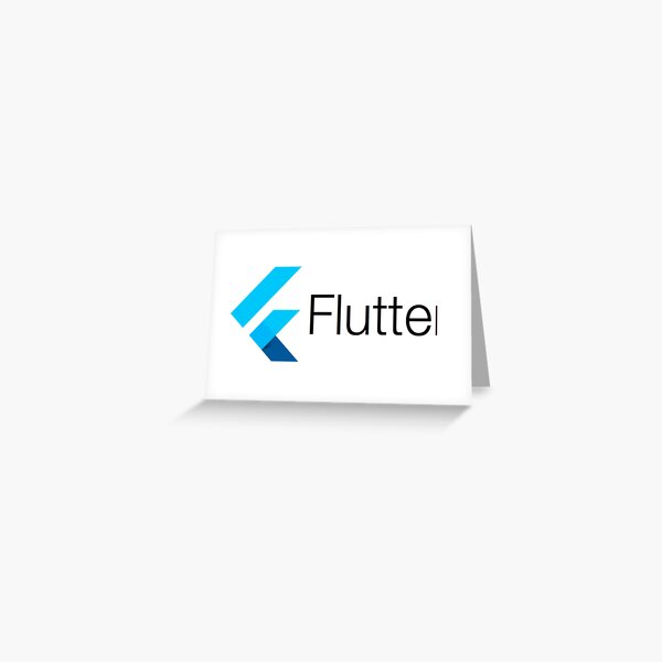 "Google Flutter Logo" Greeting Card by marksman123 | Redbubble
