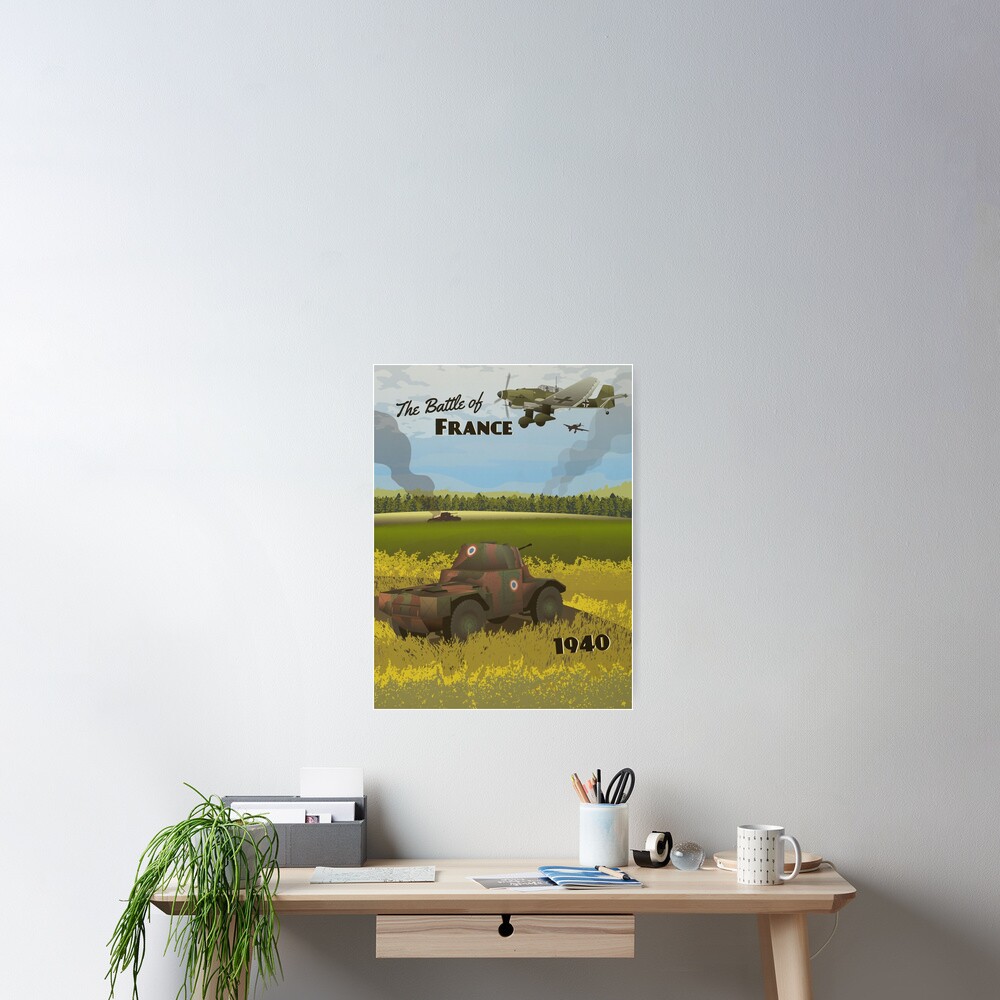 "Battle of France 1940 - Blitzkrieg" Poster for Sale by Grayhanch ...
