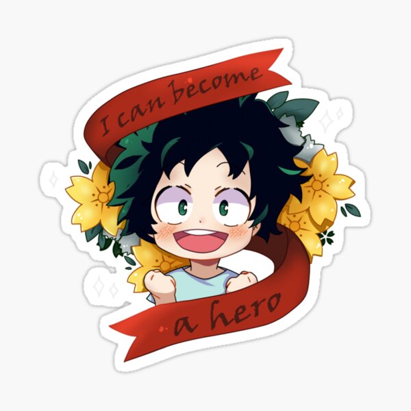 "anime a hero" Sticker for Sale by Tanduranku | Redbubble
