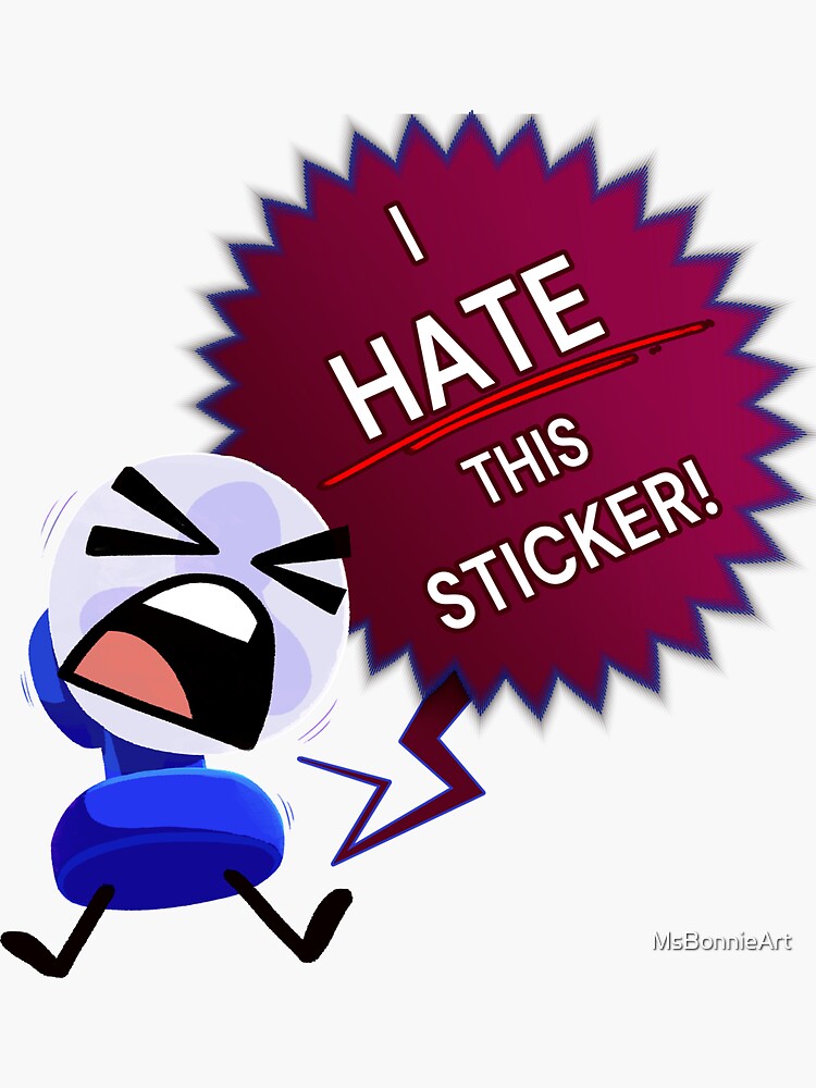 "BFB Fanny (Product Specific)" Sticker for Sale by MsBonnie | Redbubble