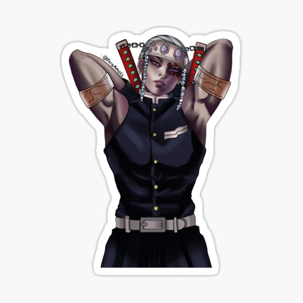 "Tengen Uzui from Demon Slayer" Sticker by Kiraamell | Redbubble