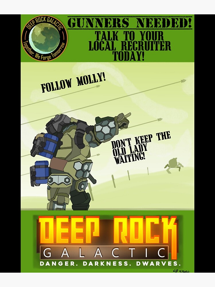 "Deep Rock Galactic" Poster for Sale by KFUNKCo | Redbubble