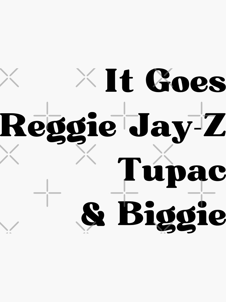 "it goes reggie " Sticker by mat4mentag | Redbubble