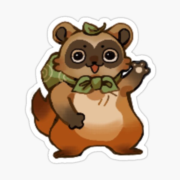 "Tanuki || " Sticker for Sale by SunwuYotasuke | Redbubble