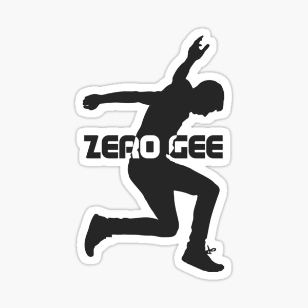 "Jumping Guy - Zero Gee" Sticker for Sale by WhaTrends | Redbubble