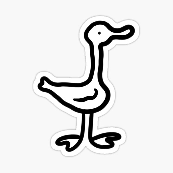 "quack" Sticker by denisecookk | Redbubble