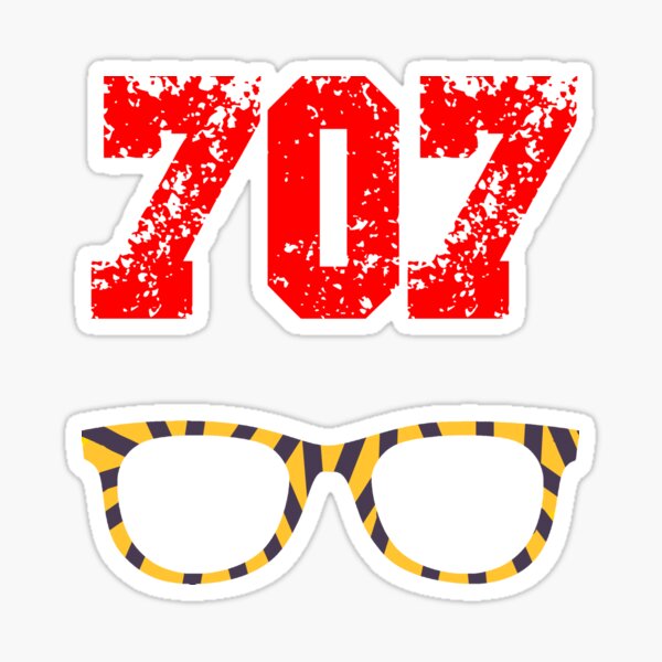 "707, Mystic Messenger." Sticker for Sale by genolarva | Redbubble