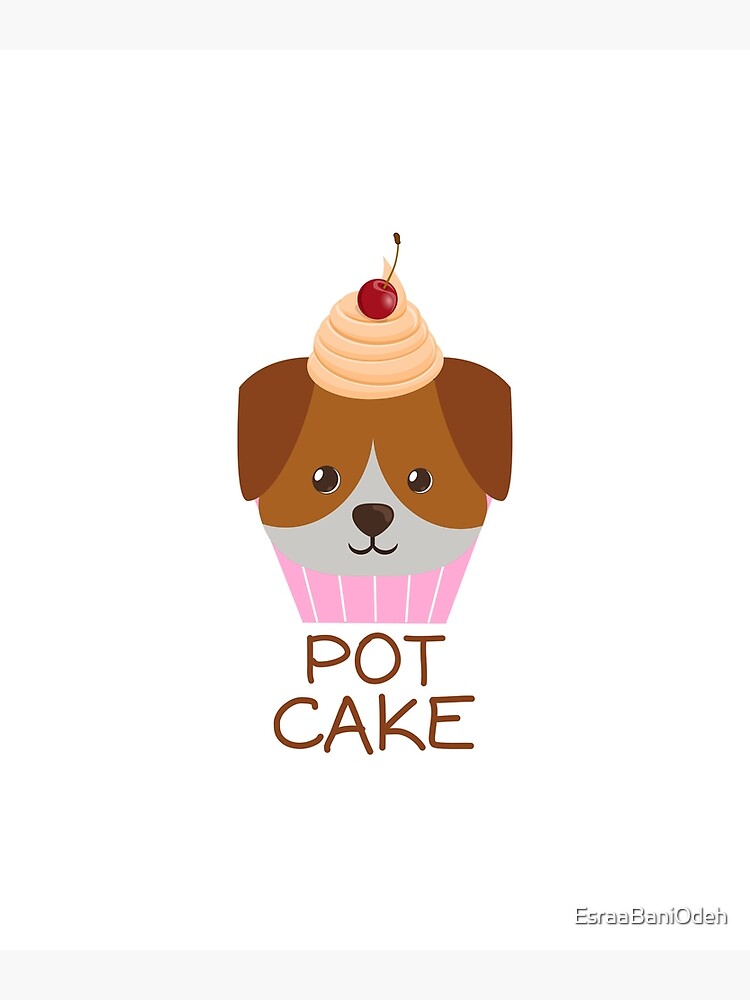 "Potcake Cupcake " Poster by EsraaBaniOdeh | Redbubble