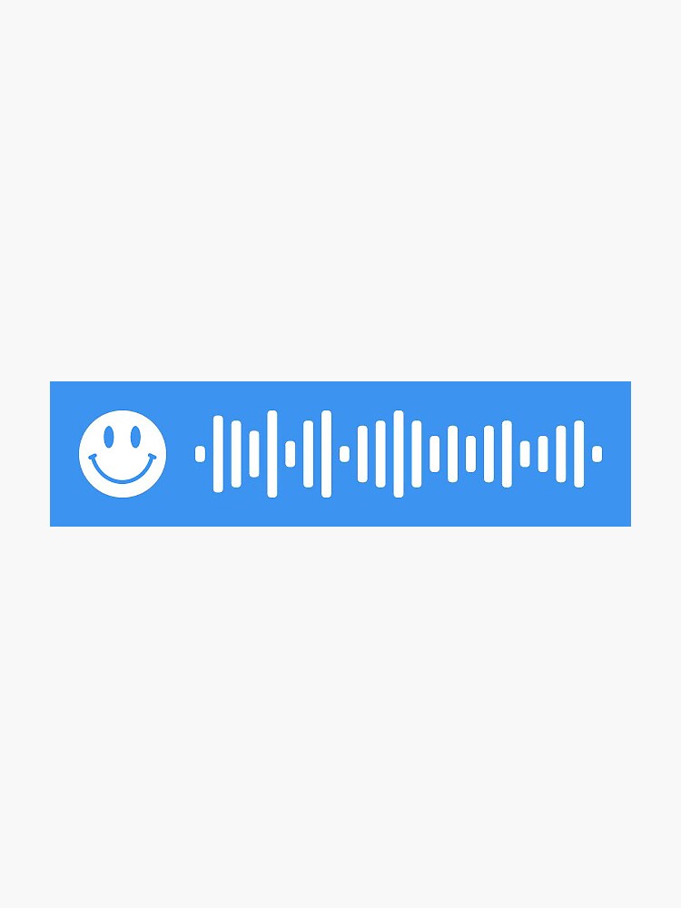 "Happier by Olivia Rodrigo Spotify Code" Sticker by AverysCollages ...