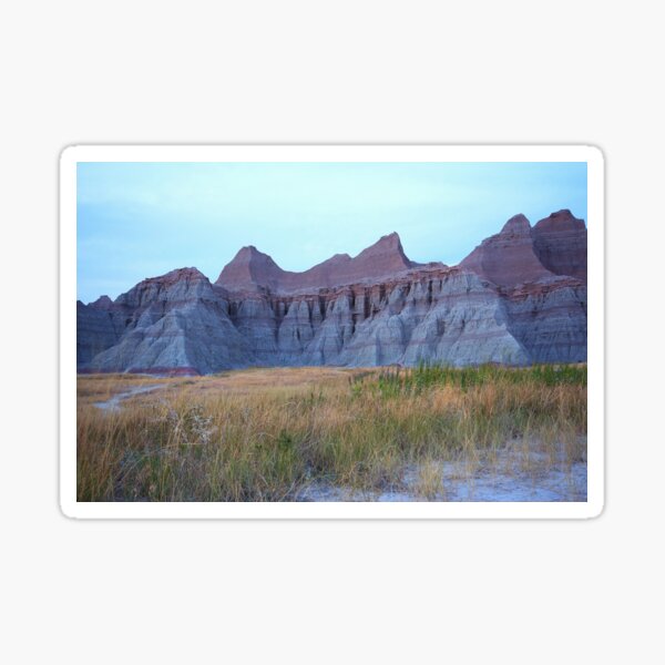 "Deep Purpleof the Badlands Blue Hour " Sticker by outdoorstudio ...