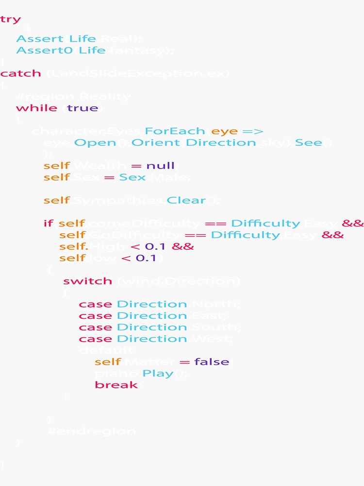 Pegatina «¿Es este el color de programación de codificación de la vida ...
