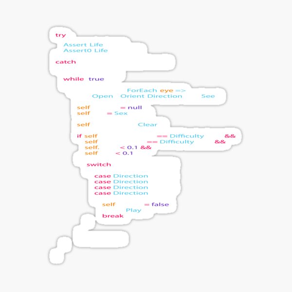 Pegatina «¿Es este el color de programación de codificación de la vida ...