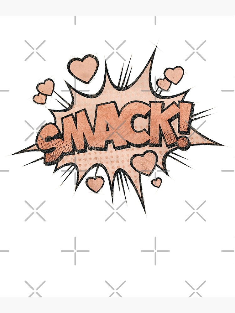 "Smack kiss design" Poster for Sale by C00Lcr4ft | Redbubble