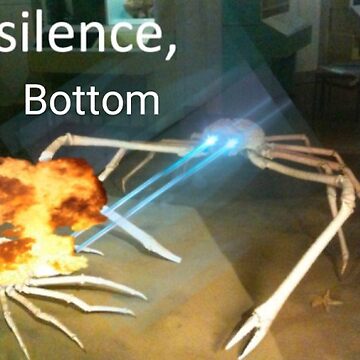 "SILENCE, BOTTOM" Sticker for Sale by YHeiba | Redbubble