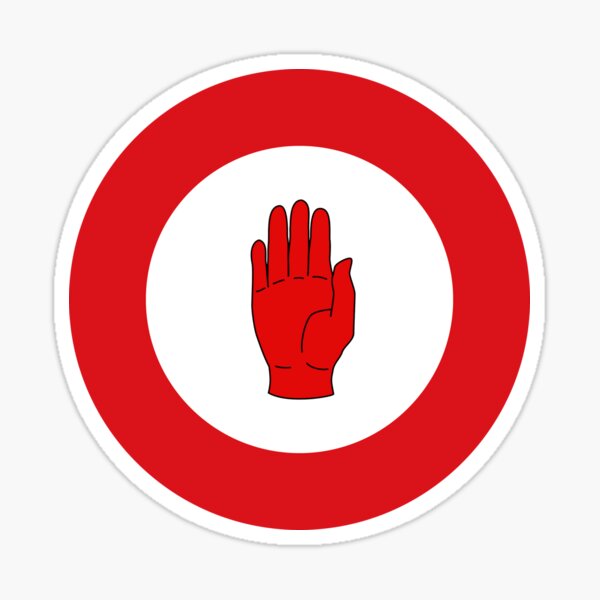"Ulster/Tyrone Retro Mod Roundel" Sticker by ModSupporters | Redbubble