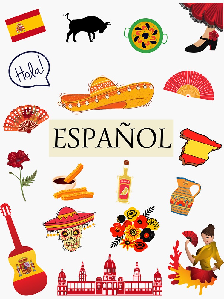 "spanish notebook" Sticker by CNapparel | Redbubble