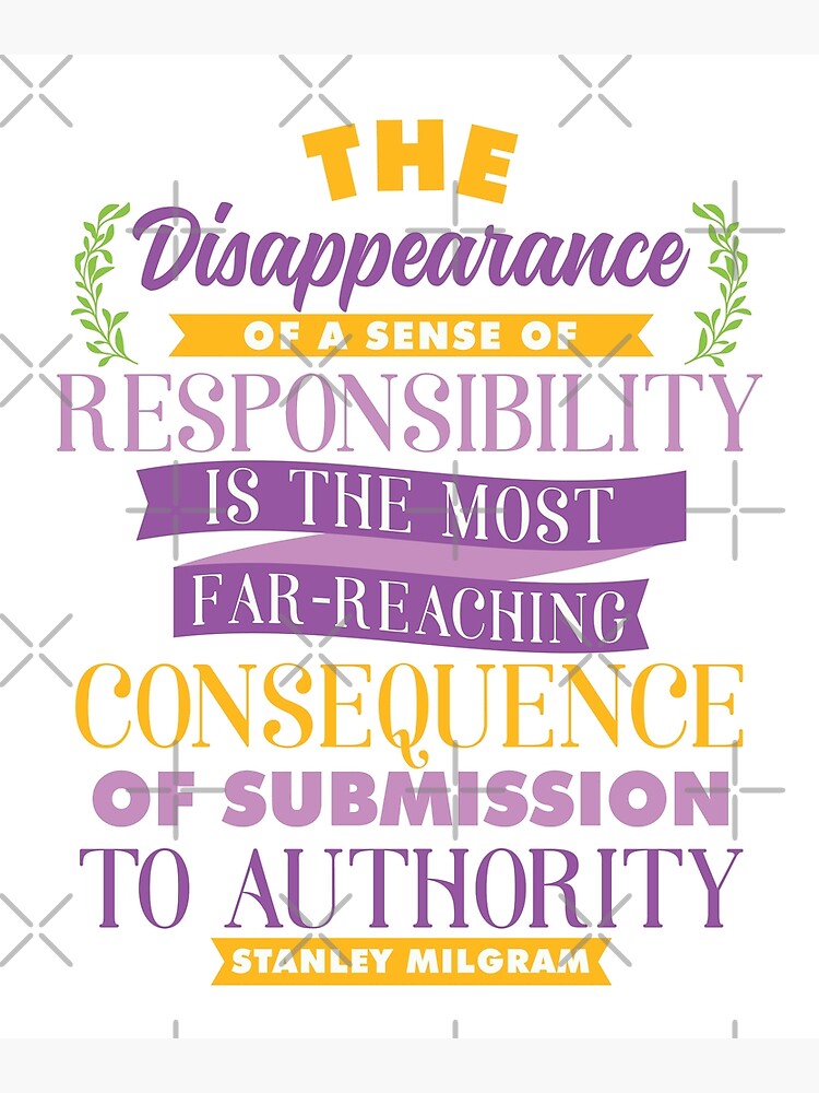 Famous Milgram Quotes 145 Responsibility Quotes | Keep Inspiring Me