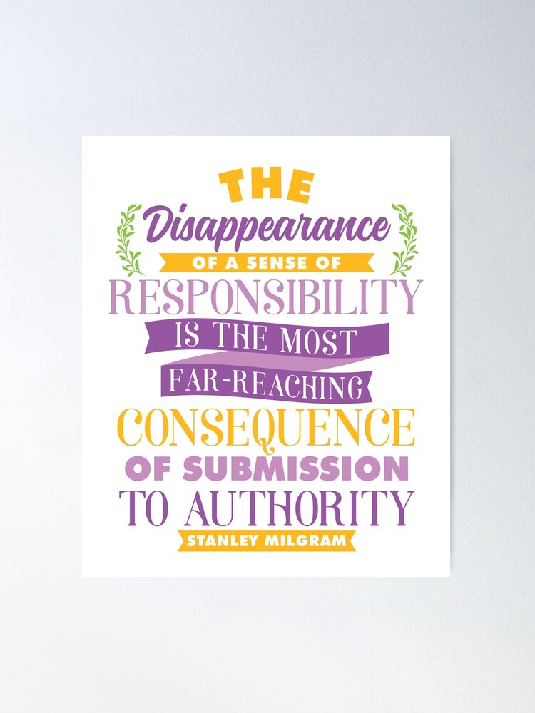 Famous Milgram Quotes 145 Responsibility Quotes | Keep Inspiring Me