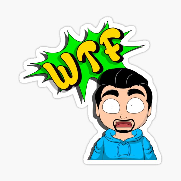 "wtf png" Sticker for Sale by Dreyckko1x | Redbubble