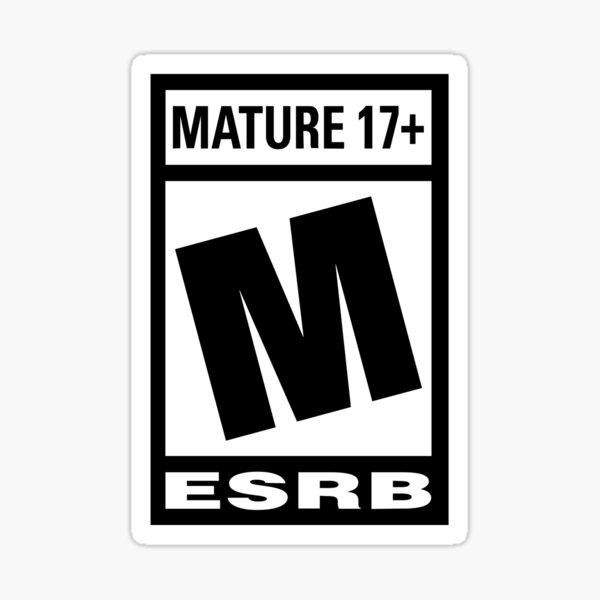 "Rated M for Mature" Sticker for Sale by fareast | Redbubble