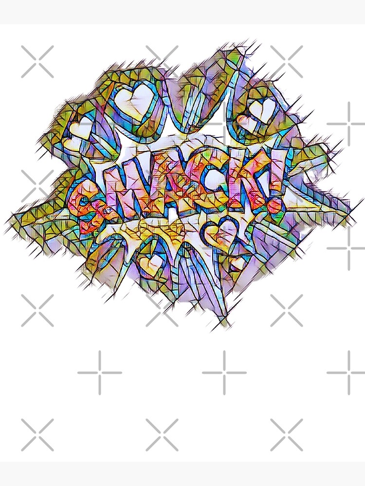 "Smack kiss design mosaic" Poster for Sale by C00Lcr4ft | Redbubble