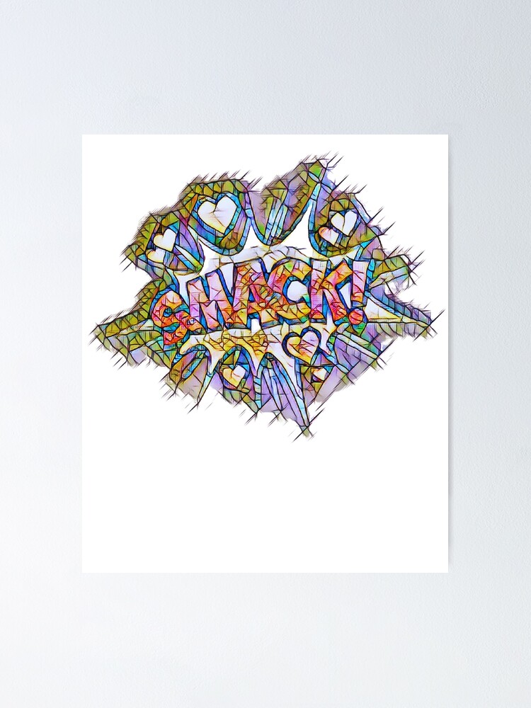 "Smack kiss design mosaic" Poster for Sale by C00Lcr4ft | Redbubble