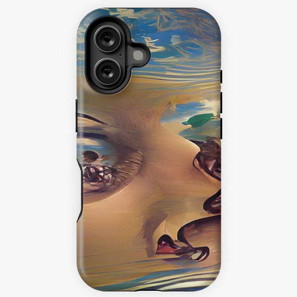 "Salvador Dali Tribute - Trippy Face Landscape Dream - Dali" Canvas ...