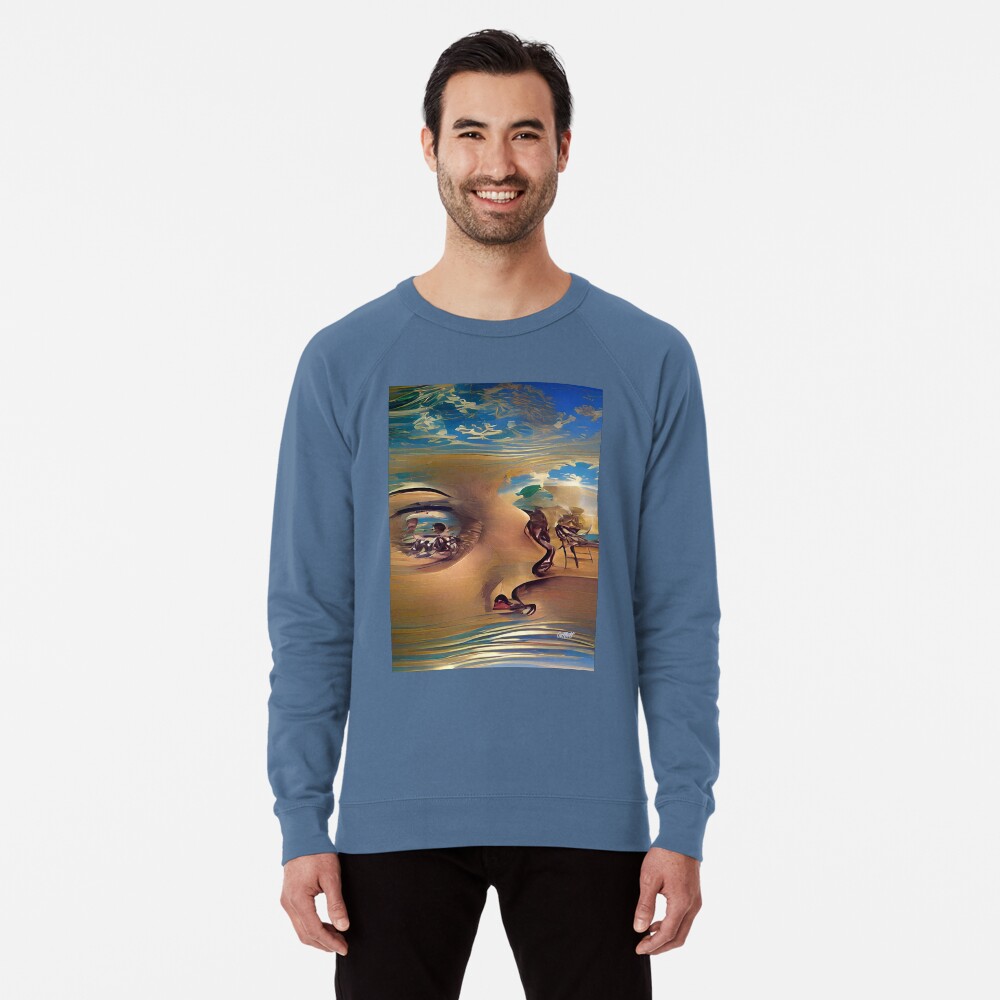 "Salvador Dali Tribute - Trippy Face Landscape Dream - Dali" Canvas ...