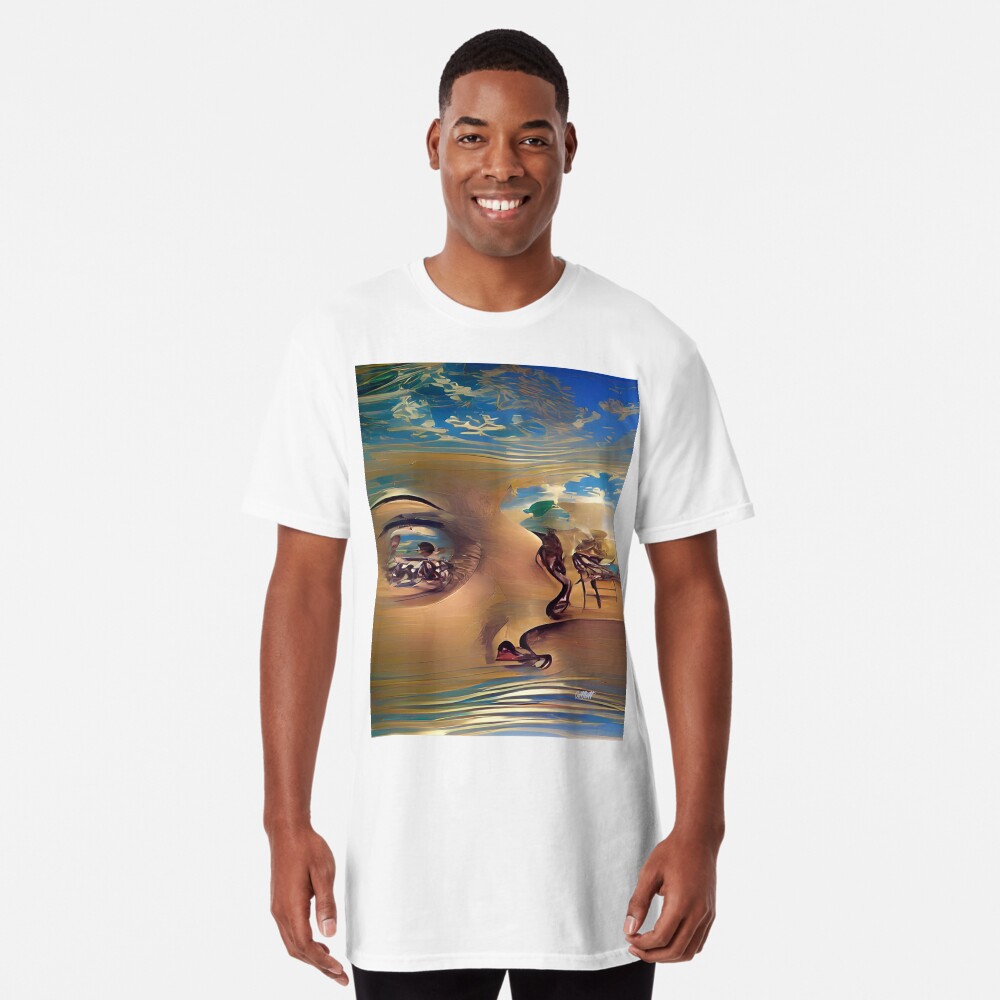 "Salvador Dali Tribute - Trippy Face Landscape Dream - Dali" Canvas ...