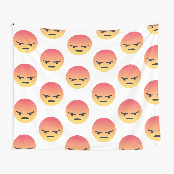 "Facebook Angry Reaction Angery Meme v2" Tapestry for Sale by ...