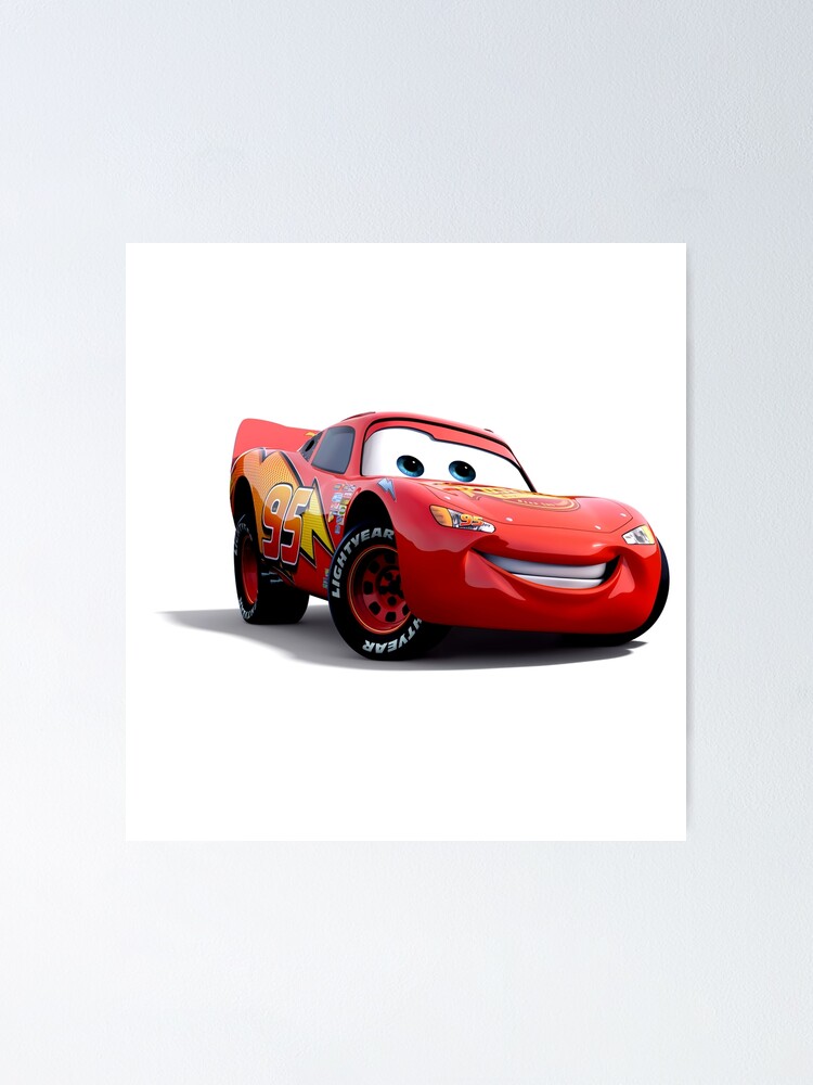 " Lightning mcqueen red car95 " Poster for Sale by rubylowry | Redbubble