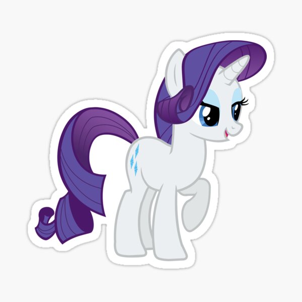 "MLP Rarity" Sticker for Sale by watermelonecats | Redbubble
