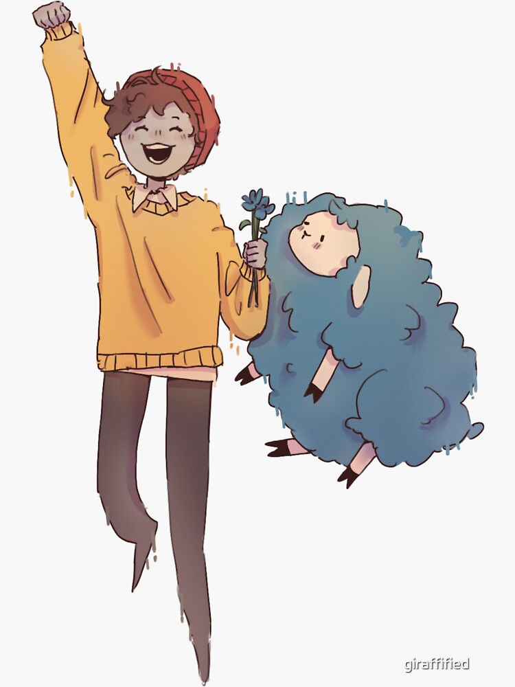 "Ghostbur & Friend Floating" Sticker by giraffified | Redbubble