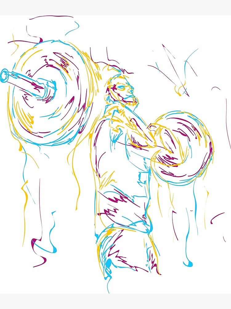 "Bodybuilding Fitness Colors Gym " Poster for Sale by ABLGSTORE | Redbubble