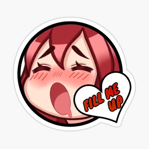 "Fill Me Up" Sticker for Sale by Tasty Bird | Redbubble