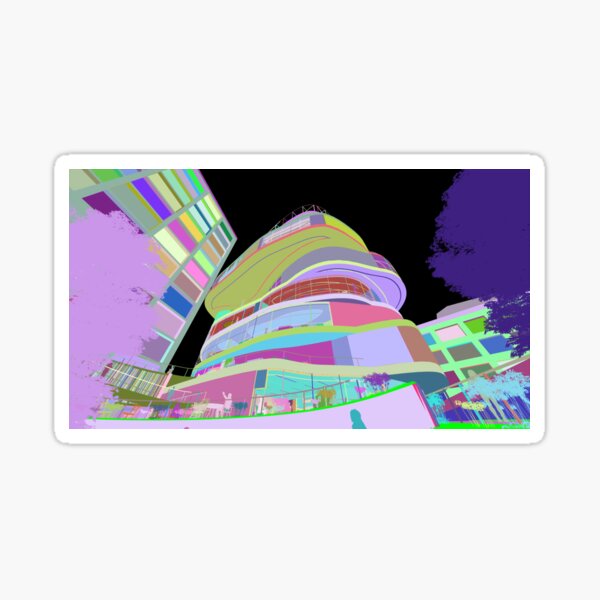 "Architecture Render ObjectID #6" Sticker by JordanRenders | Redbubble