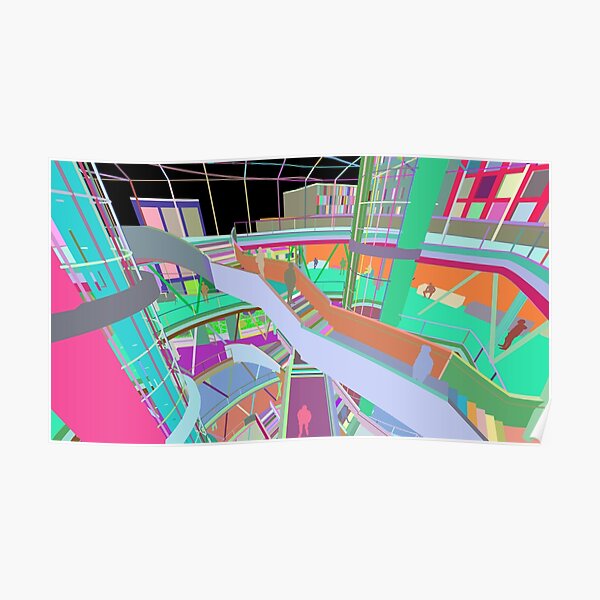 "Architecture Render ObjectID #9" Poster for Sale by JordanRenders ...