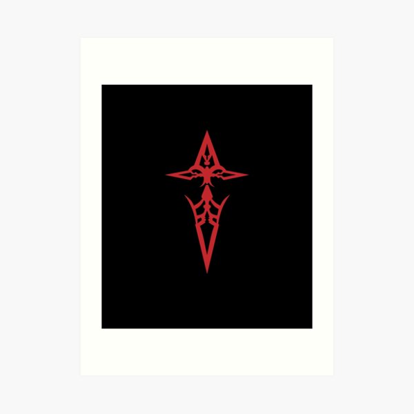 Lámina artística «Fate Stay Night Saber Command Seal logotipo símbolo ...