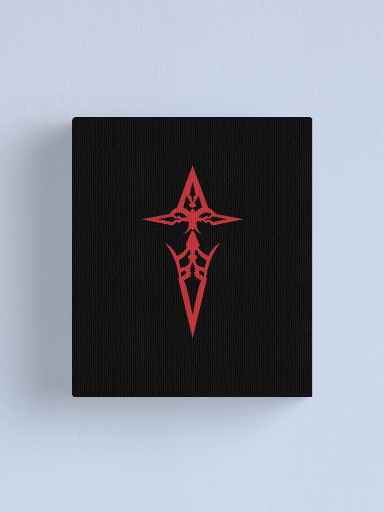 "Fate Stay Night Saber Command Seal logo minimalist art symbol" Canvas ...