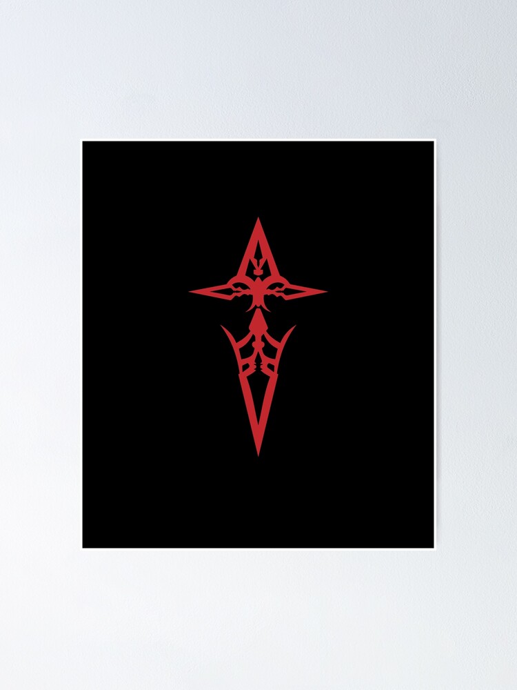 "Fate Stay Night Saber Command Seal logo minimalist art symbol" Poster ...