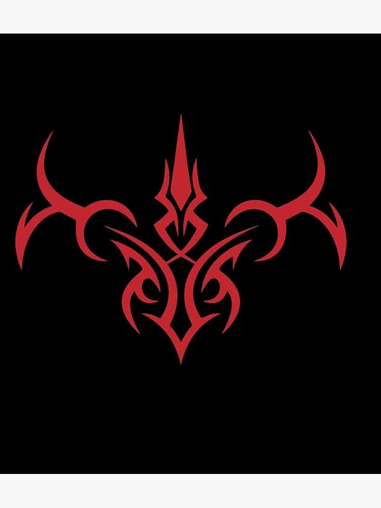 Póster «Fate Stay Night Saber Command Seal logotipo símbolo de arte ...