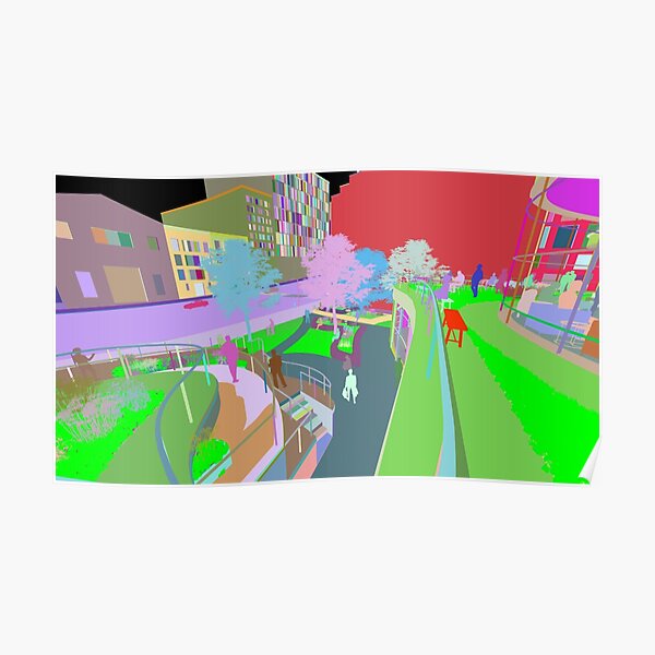 "Architecture Render ObjectID #14" Poster by JordanRenders | Redbubble