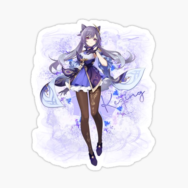 "Genshin Impact - Keqing" Sticker by 95amy | Redbubble