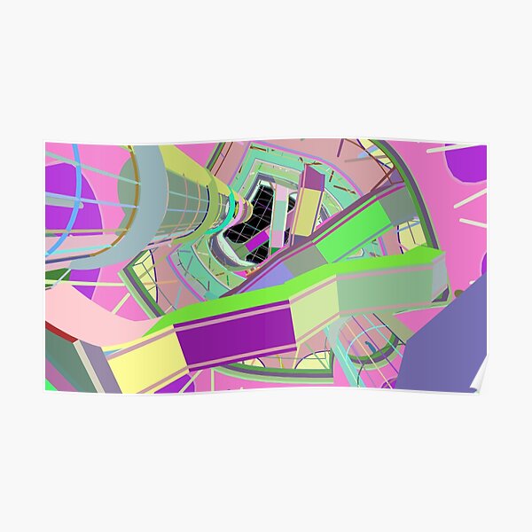 "Architecture Render ObjectID #17" Poster by JordanRenders | Redbubble