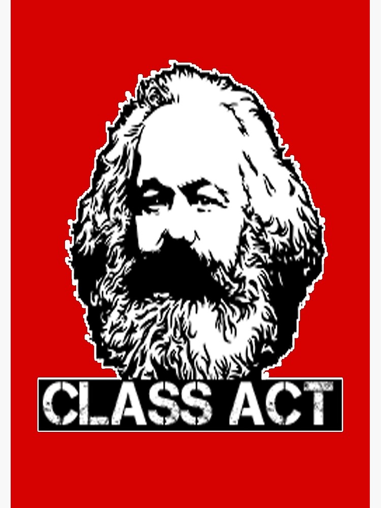"Karl Marx - Class Act" Spiral Notebook by LeonardMarxlow | Redbubble