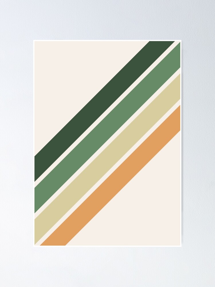 "Vintage Retro 70s Stripes" Poster for Sale by VintageRetroDep | Redbubble