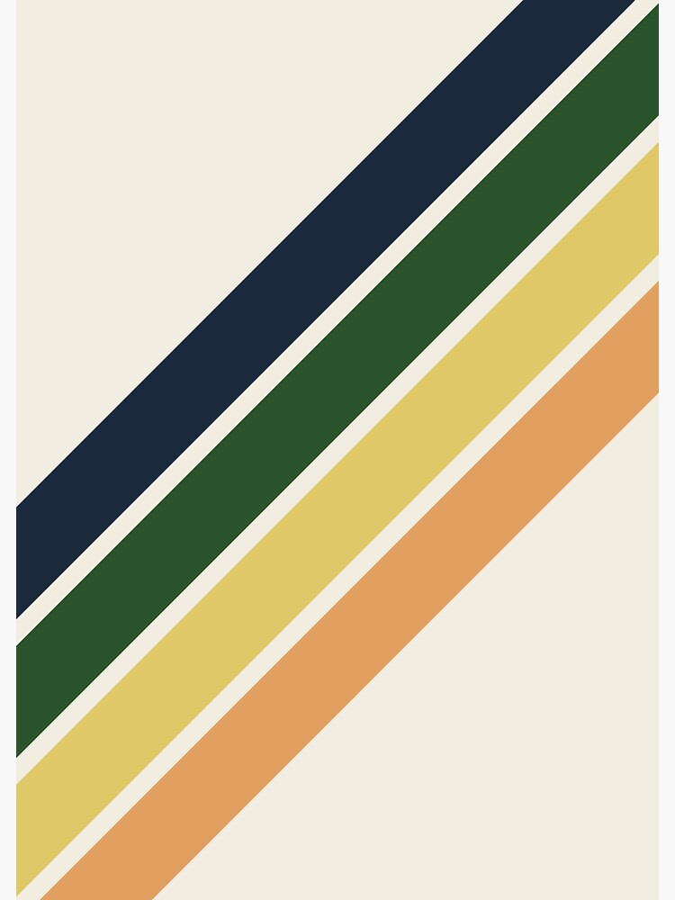 "Vintage Stripes - 70s Retro Striped Pattern" Sticker by ...