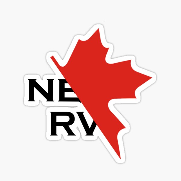 "Nerv logo simple/Poster" Sticker for Sale by ABDOPHP | Redbubble